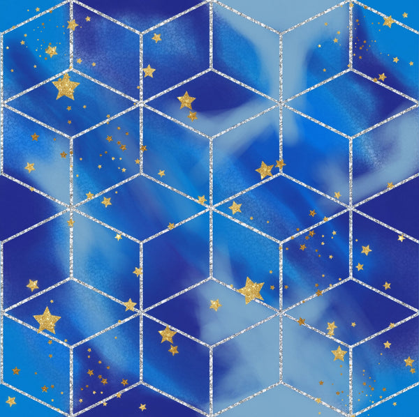 Geo stars pre order fabrics - KP Fabrics