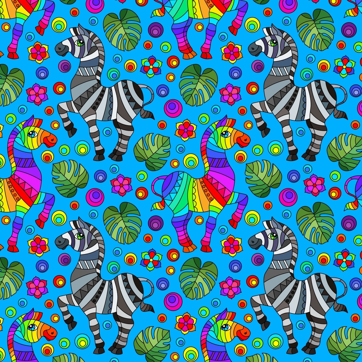 Happy Zebra pre order fabrics - KP Fabrics