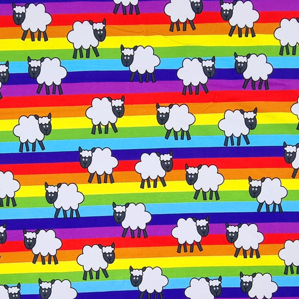 Rainbow sheep pre order fabrics - KP Fabrics